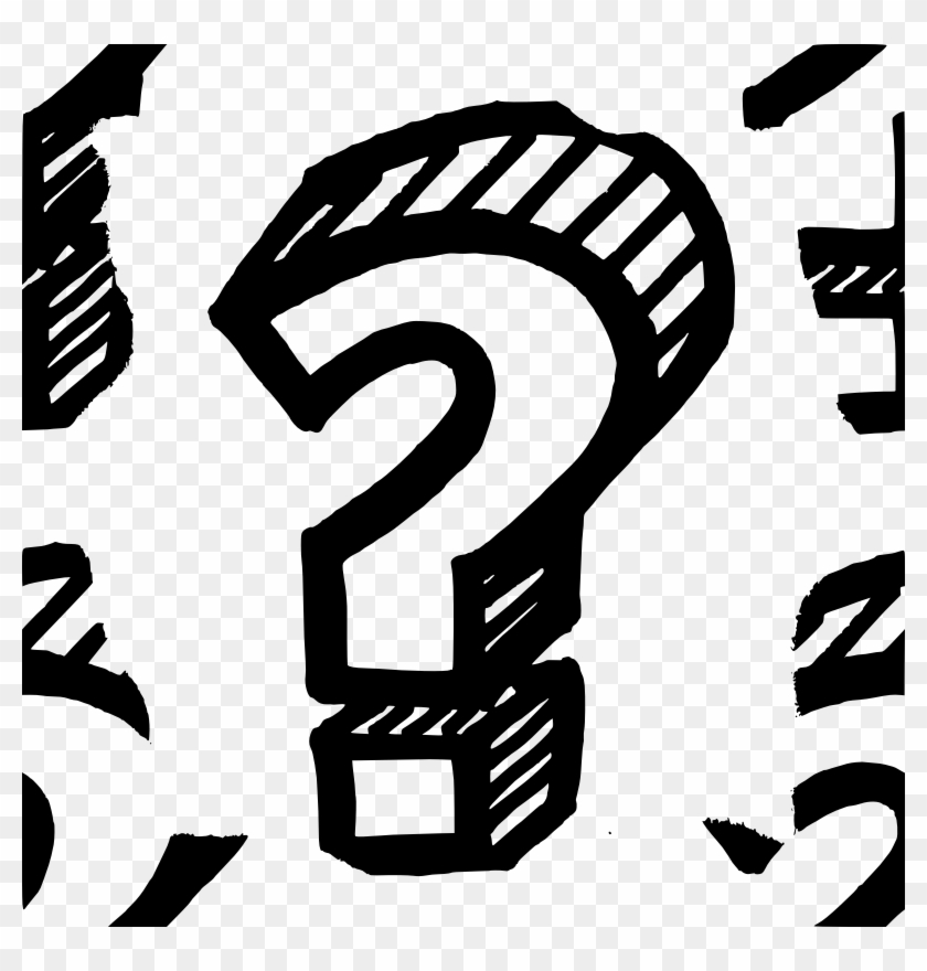 By Openclipart - Questions Black And White - Free Transparent PNG Clipart Images Download