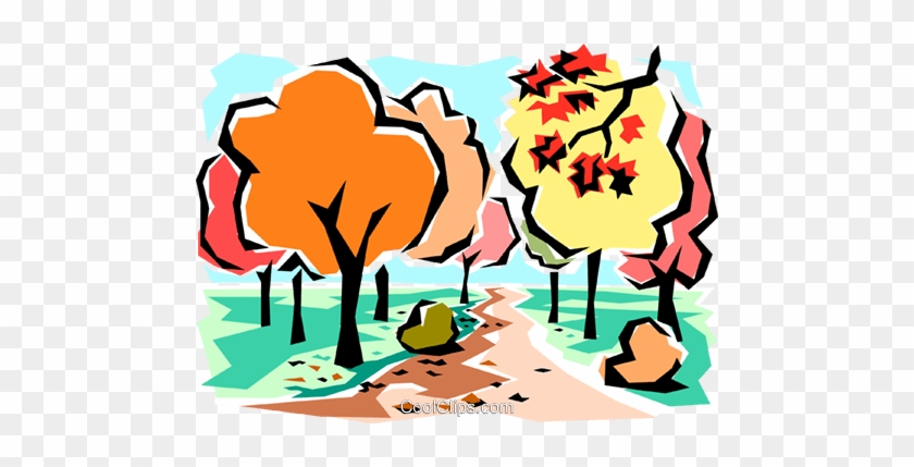 Fall Scene Royalty Free Vector Clip Art Illustration - Clip Art - Free ...