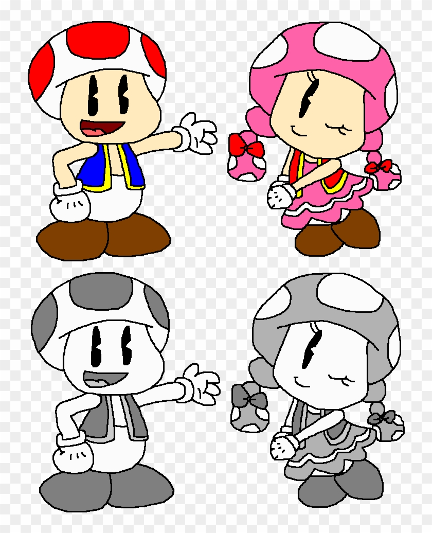 Toad And Toadette By Pokegirlrules - Toad & Toadette Deviantart - Full ...