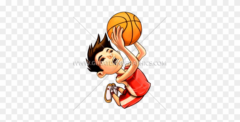 Kid Basketball Dunk - Streetball - Full Size PNG Clipart Images Download