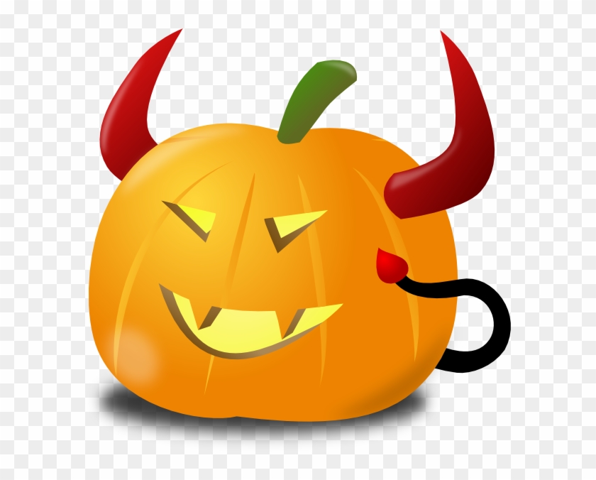 Devil Pumpkin - Full Size PNG Clipart Images Download