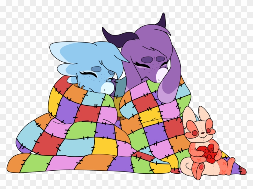 Patchwork Quilt By Leafywolf - Cartoon - Free Transparent PNG Clipart ...