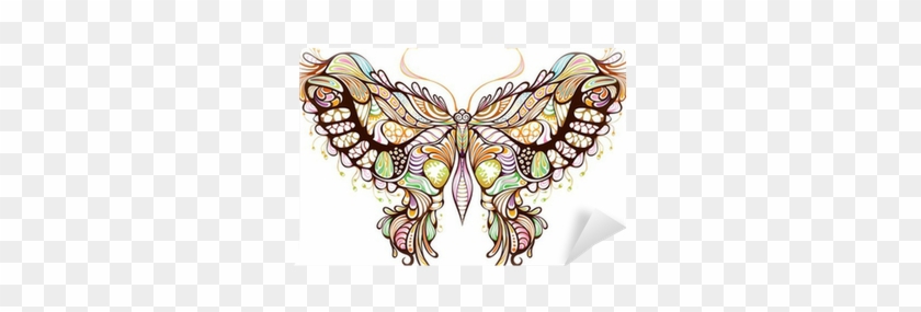 Luke And Lilly Colorful Butterfly Wall Sticker( Pvc - Free Transparent ...