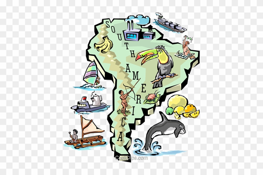 South America Clipart - Cool Map Of South America - Full Size PNG ...