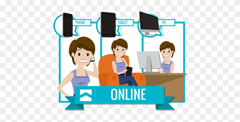 Online Call Center In Store - Cartoon - Free Transparent PNG Clipart ...