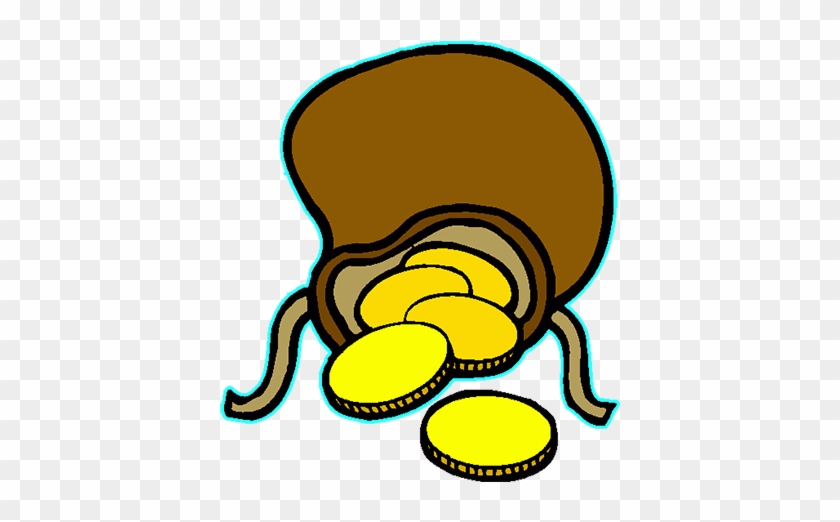 Gold-coins - Money Bag Clip Art - Full Size PNG Clipart Images Download