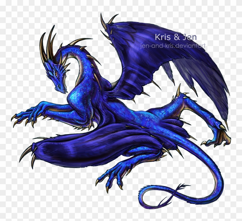 Blue Dragon By Jen And Kris - Dragon - Free Transparent PNG Clipart ...