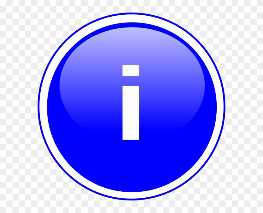 Glossy Blue Circle Button - Full Size PNG Clipart Images Download