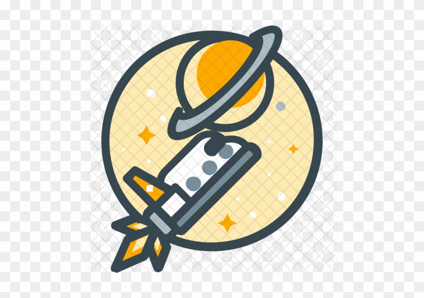 Rocket Icon - Emblem - Full Size PNG Clipart Images Download
