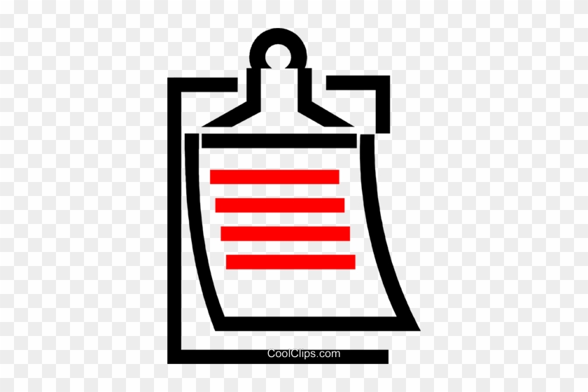 Clipboard Royalty Free Vector Clip Art Illustration - Clipboard Royalty ...