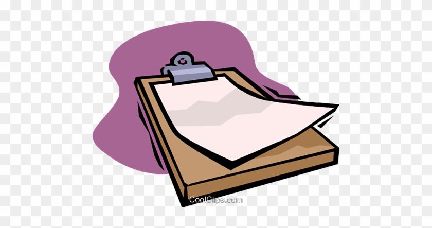 Clipboard Royalty Free Vector Clip Art Illustration - Clipboard Royalty ...