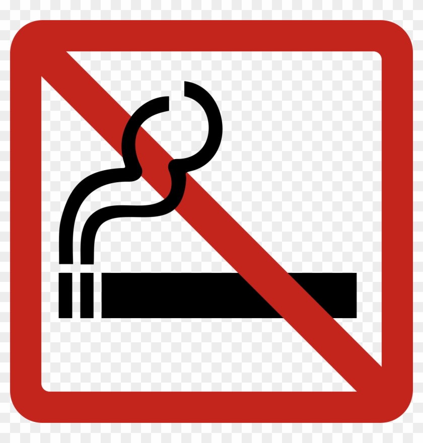 Open - No Smoking Square - Full Size PNG Clipart Images Download