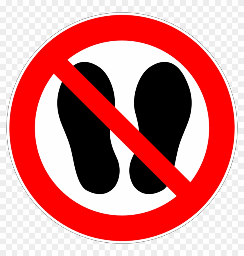 Do Not Walk On Sign - Full Size PNG Clipart Images Download