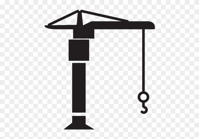 Construction, Crane Flat Icon - Crane Icon Vector - Full Size PNG ...