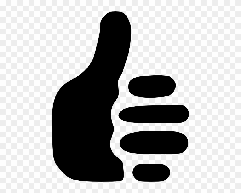 Thumbs Up Black - Symbol Of Thumbs Up - Full Size PNG Clipart Images ...