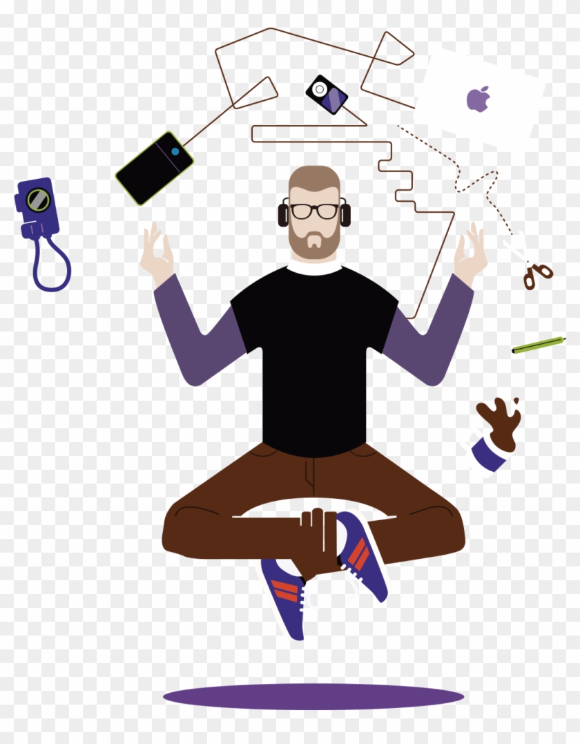Man Creative Technology Creativity Clip Art - Un Hombre Creativo - Full ...