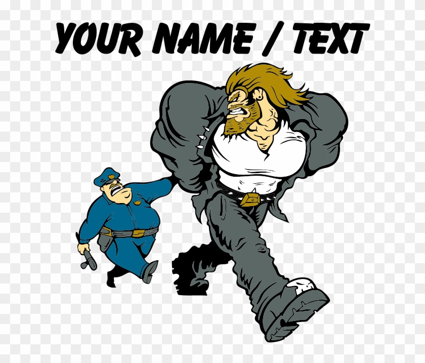 Police Arresting Criminal Cartoon Laptop Skins - Custom Red Ladybug ...