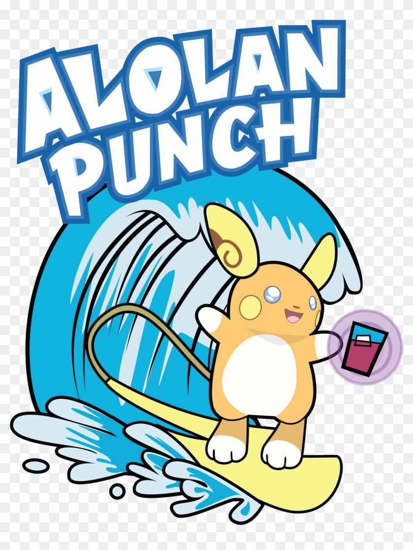 Alolan Punch Pokémon Sun And Moon T-shirt Text Clip - Alolan Punch ...
