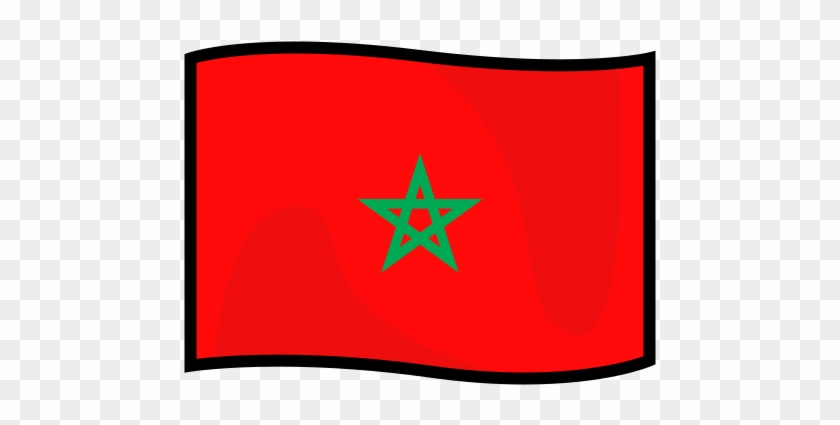 Flag Of Morocco Emoji - Flag Of Morocco Emoji - Full Size PNG Clipart ...