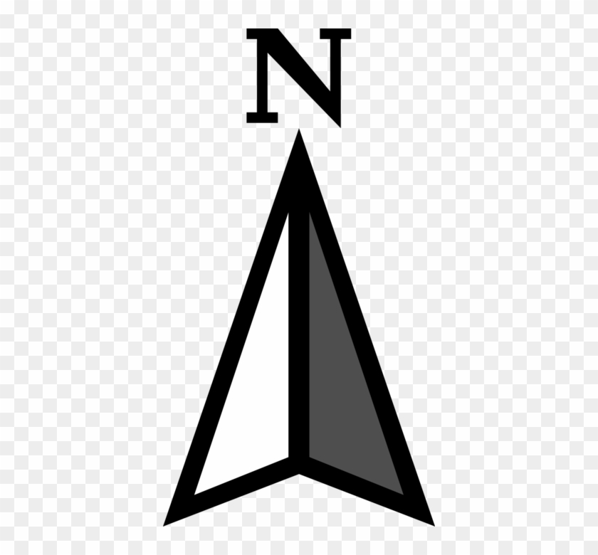 Vector Illustration Of Compass North Direction Indicator North Map Symbol Png Free 