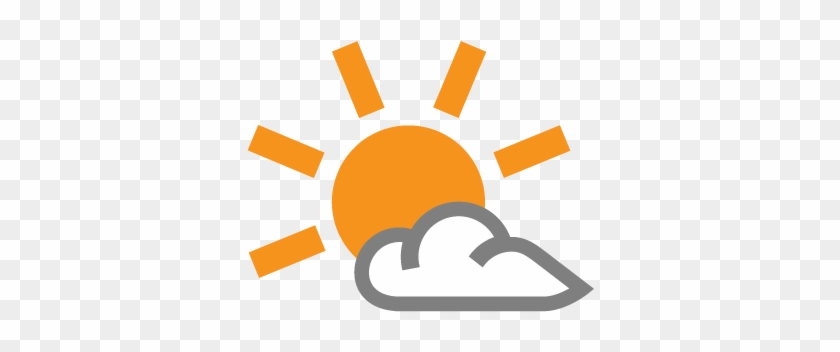 Sunny Clipart Mixed Weather - Graphic Design - Full Size PNG Clipart ...