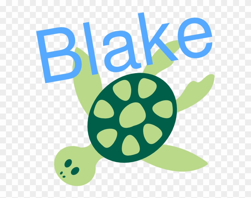 Turtle With Name Clip Art At Clker - Download - Full Size PNG Clipart ...