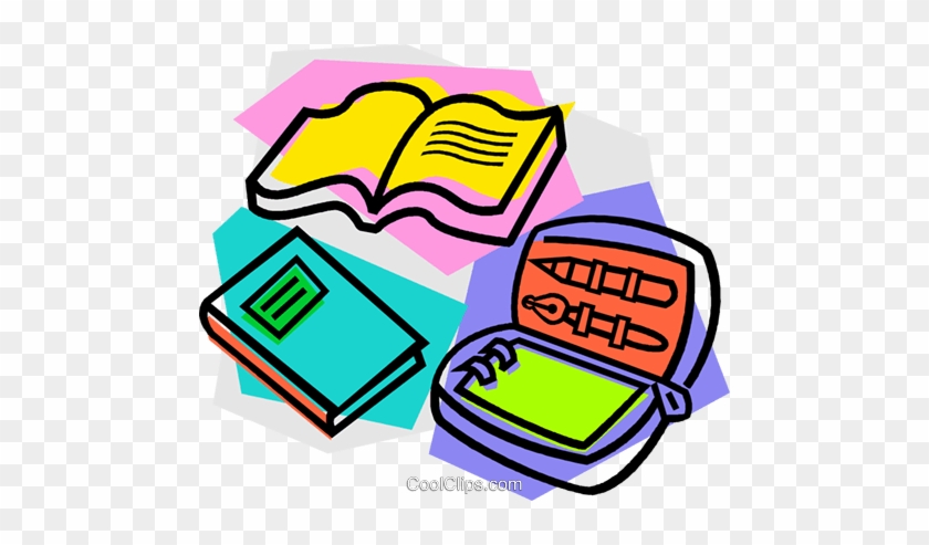 School Project, Workbooks Royalty Free Vector Clip - Workbooks Clip Art ...