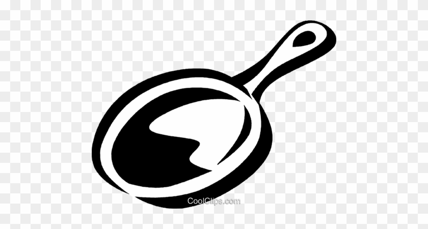 Frying Pan Royalty Free Vector Clip Art Illustration - Vector ...