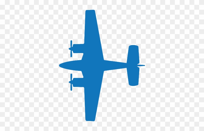 Places Clipart Airplane - Twin Engine Plane Icon - Full Size PNG ...
