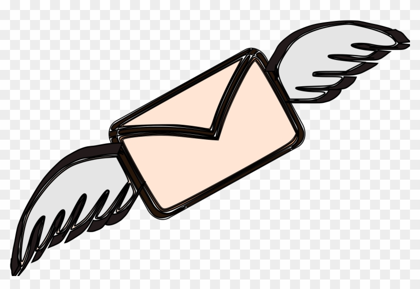 Message - Message With Wings - Free Transparent PNG Clipart Images Download