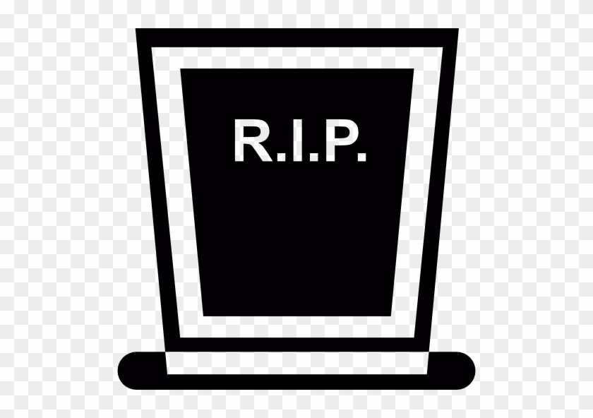 Rip Headstone Free Icon - Headstone - Full Size PNG Clipart Images Download