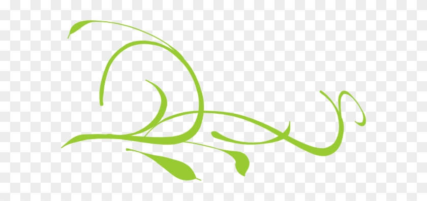 Scroll Floral 7fff00 Green Clip Art - Green Scroll Clipart - Full Size ...