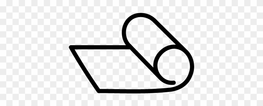 Paper Roll Outline Variant Vector - Paper Roll Icon - Full Size PNG ...
