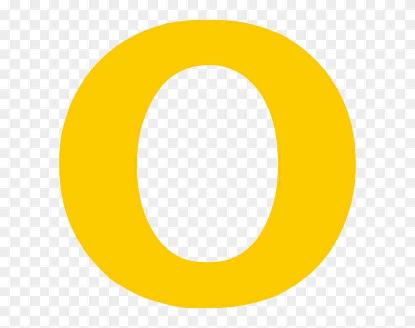 O Single Yellow Letter Clip Art At Clker - Large Yellow Letter O - Full ...