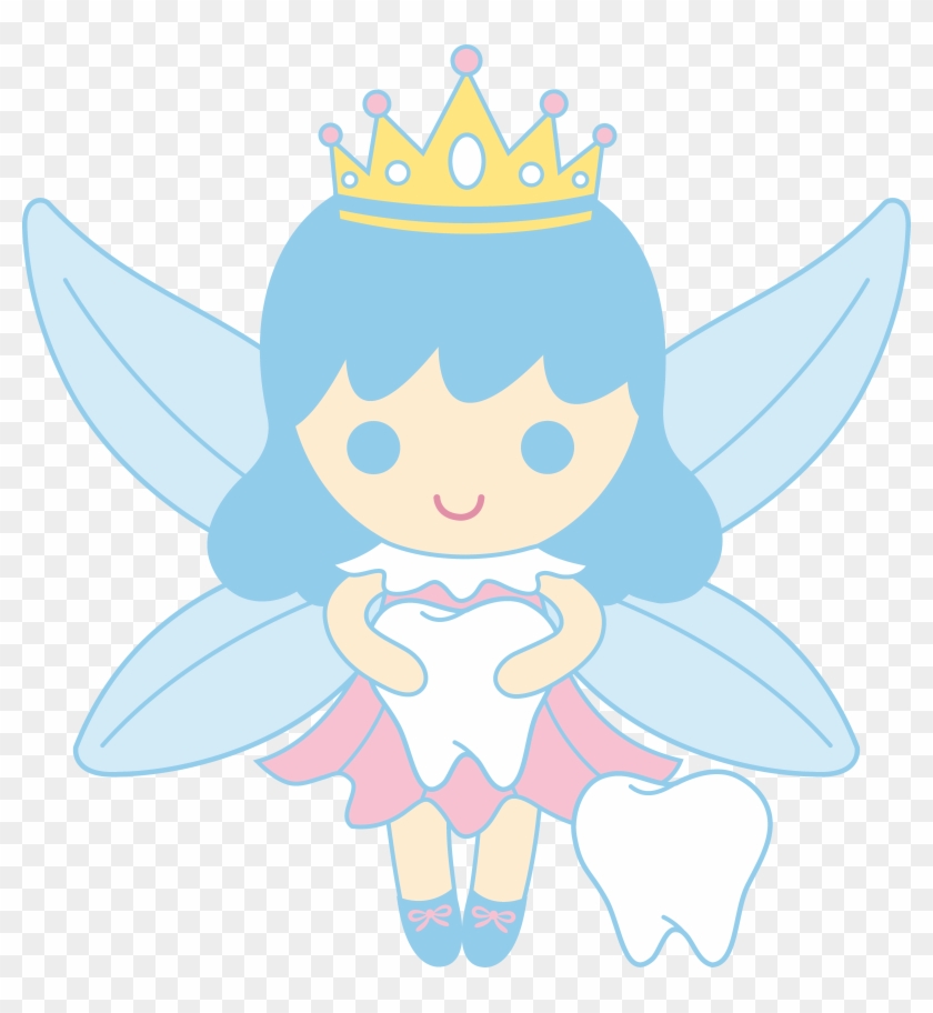 Cute Tooth Fairy Collecting Teeth Clipart - Tooth Fairy Cute Png - Full ...
