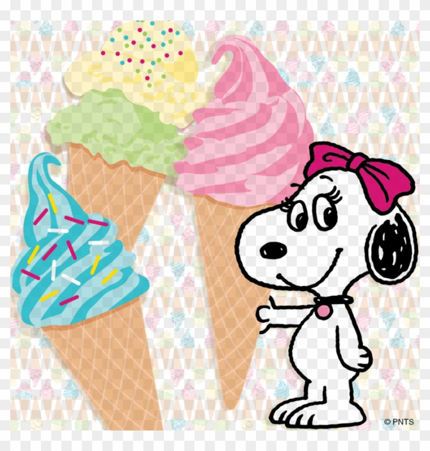 Belle Ice Cream By Bradsnoopy97 - Snoopy Belle - Full Size PNG Clipart ...