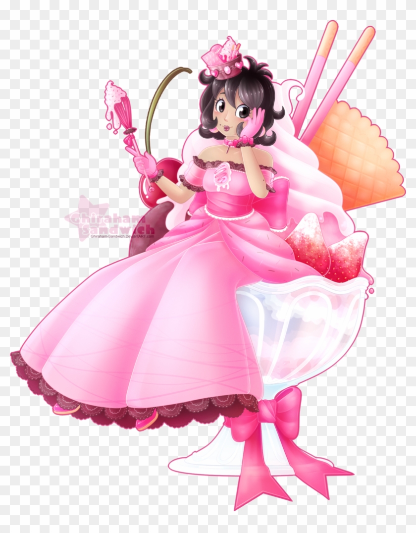 The Ice Cream Princess - Full Size PNG Clipart Images Download