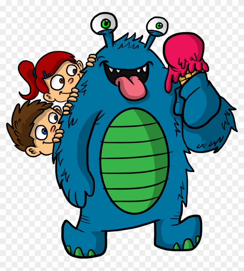 Ice Cream Monster Inks - Ice Cream - Full Size PNG Clipart Images Download