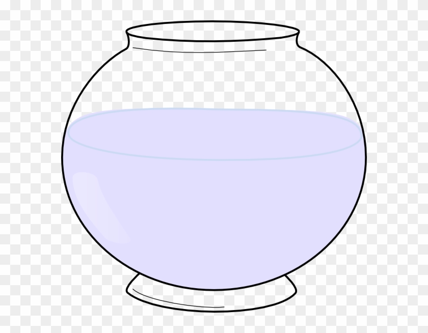 Fish Bowl Clip Art At Clker - Glass - Full Size PNG Clipart Images Download