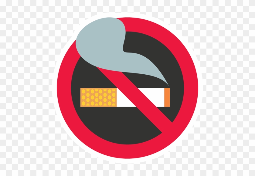 No Smoking Sticker - Gloucester Road Tube Station - Full Size PNG ...