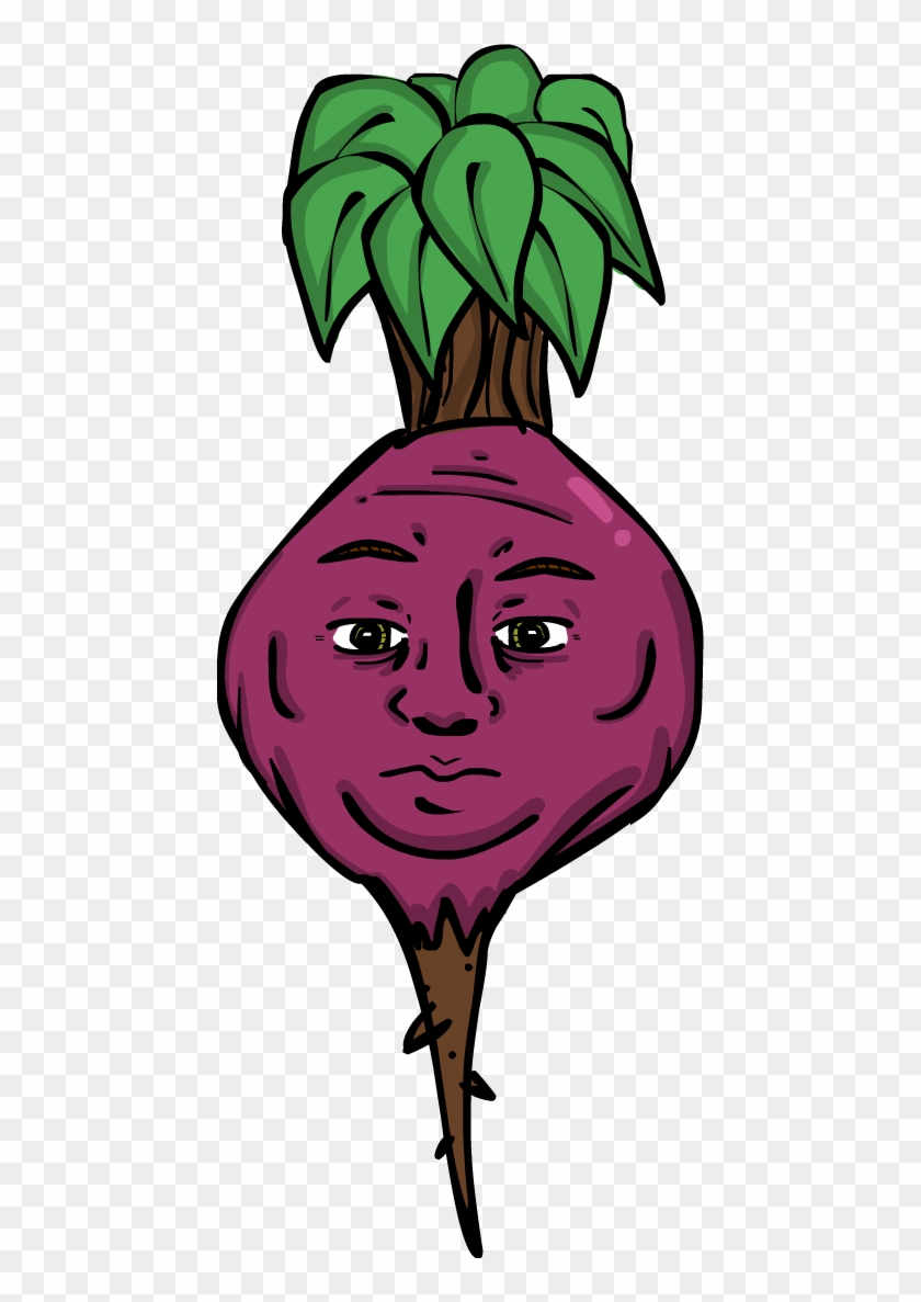 Radish Face By Spat856 - Radish With A Face - Full Size PNG Clipart ...
