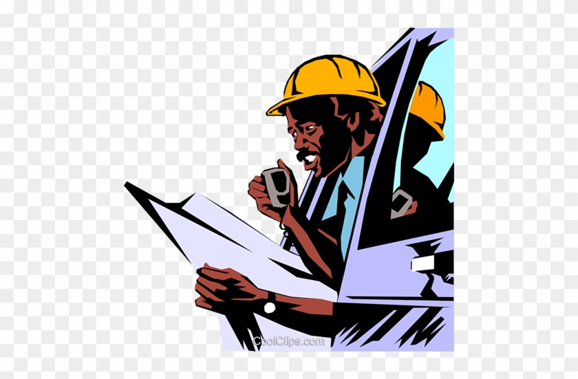 Construction Foreman Royalty Free Vector Clip Art Illustration ...