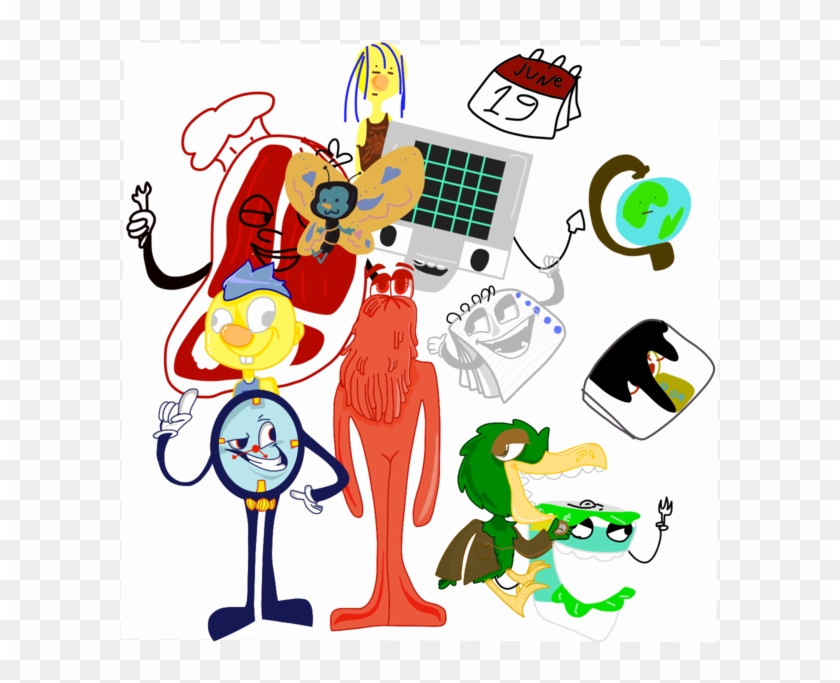 Finished Dhmis Drawing By Gamerpro2003 - Cartoon - Free Transparent PNG ...