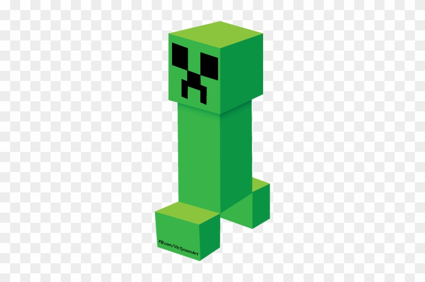 Minecraft Creeper Vector - Illustration - Full Size PNG Clipart Images ...