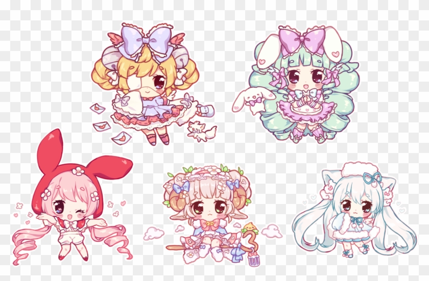 Popcorn Chibi Commissions By Kaeryi Popcorn Chibi Commissions - Cartoon ...