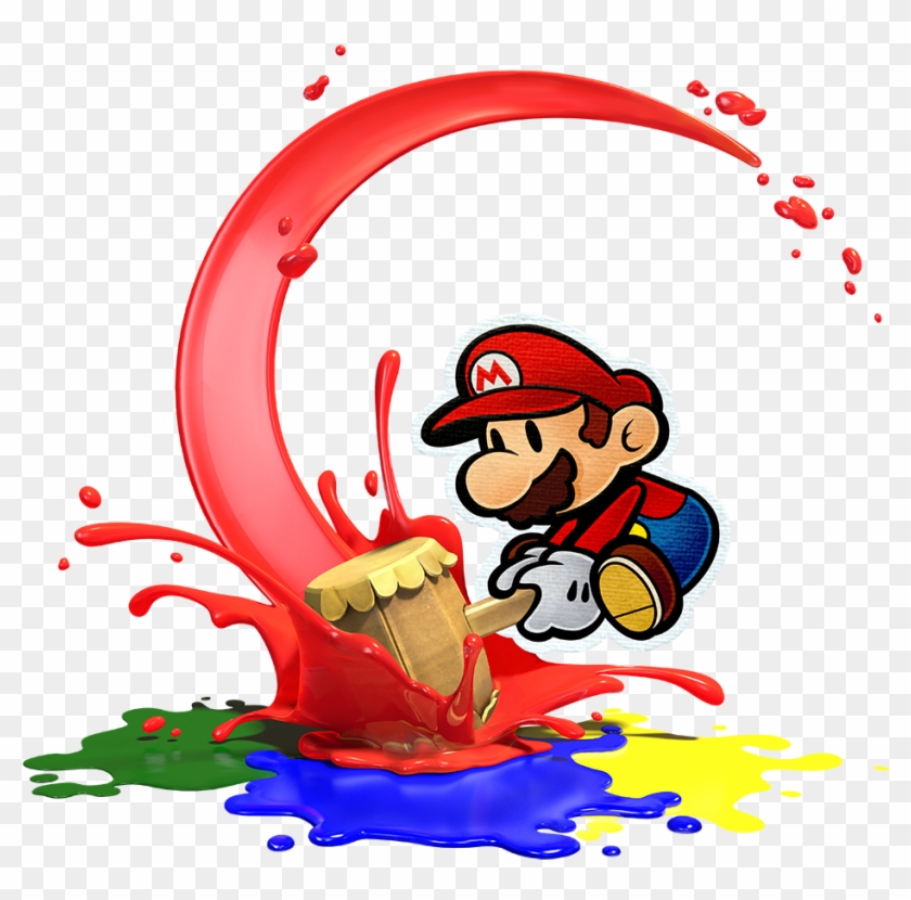 Paper Mario Color Splash - Nintendo Nintendo Wii-u - Full Size PNG ...