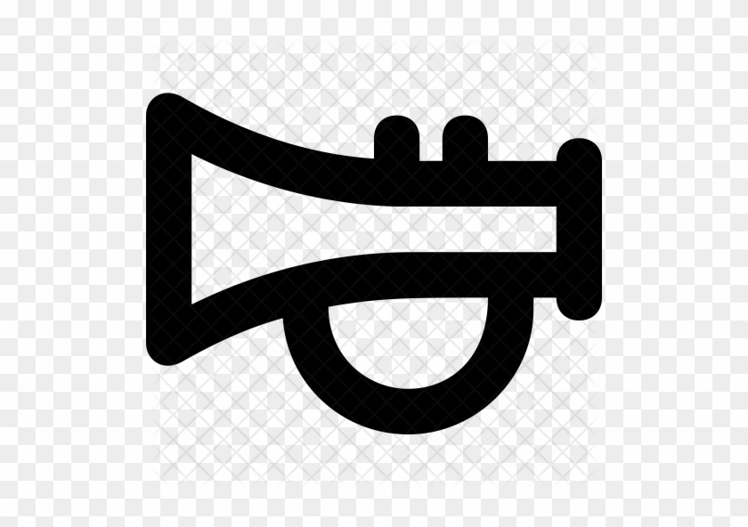 Trombone Icon - Calligraphy - Full Size PNG Clipart Images Download