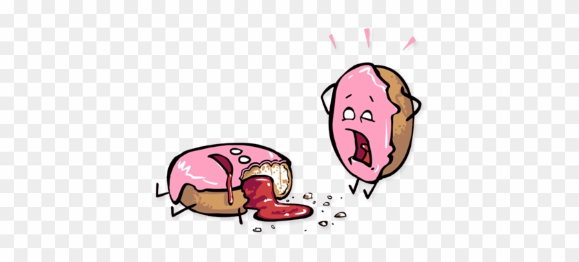 Jelly Donut Merch - Jelly Filled Donut Cartoon - Full Size PNG Clipart ...