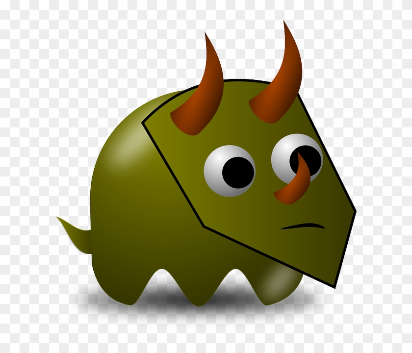 Cartoon Dinosaur, Jurassic, Pacman, Pac-man, Cartoon - Pacman Dinosaur ...