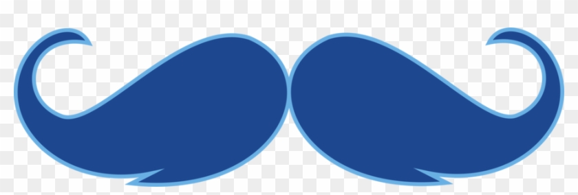 Aztoobcrx Blue Mustache Clipart - Circle - Free Transparent PNG Clipart ...